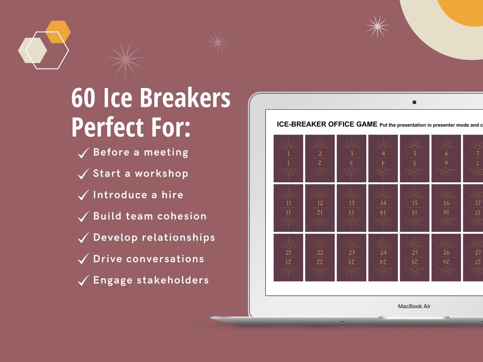 60 Slide Powerpoint Icebreaker Office Game, Google Slides, Team ...