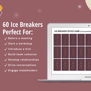 60 Slide Powerpoint Icebreaker Office Game, Google Slides, Team ...
