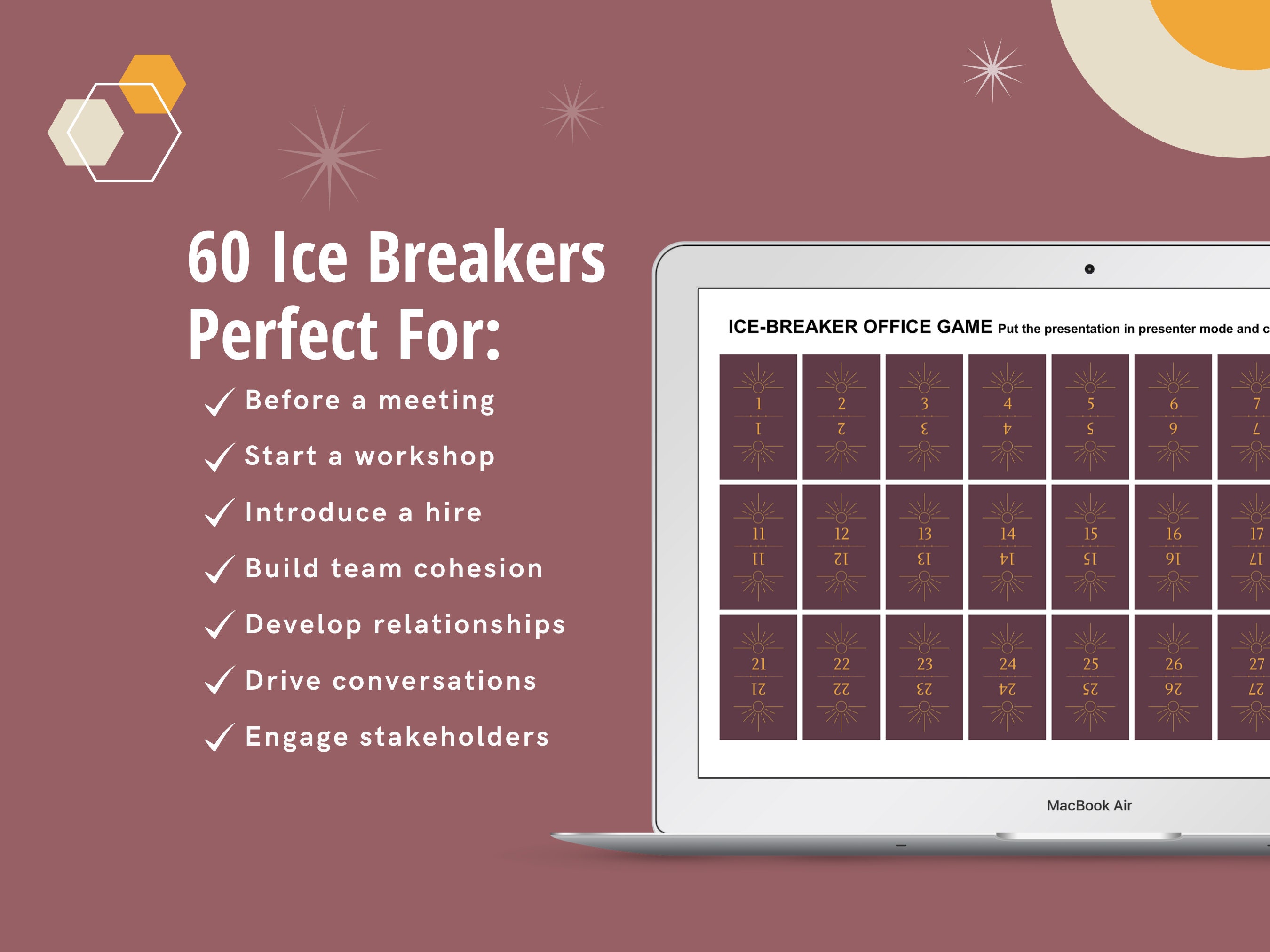 Icebreaker Office Game | 60 Slide Powerpoint Game , Google Slides, Team ...