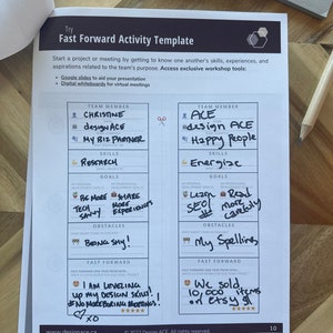 Team Building Activity for Work, Goal Planning, Templates, in PDF ...