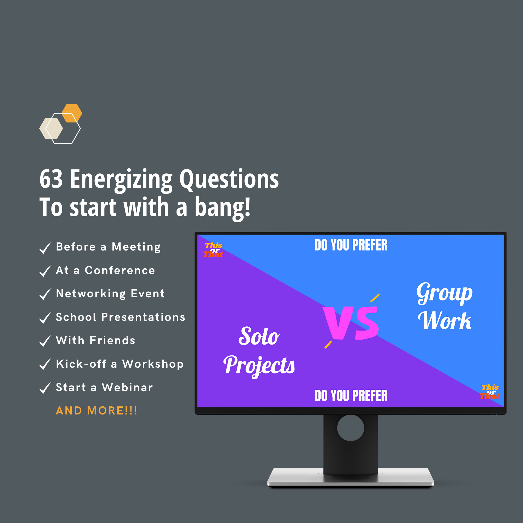 Icebreaker Office Game "this or That" | Team-building | Powerpoint ...