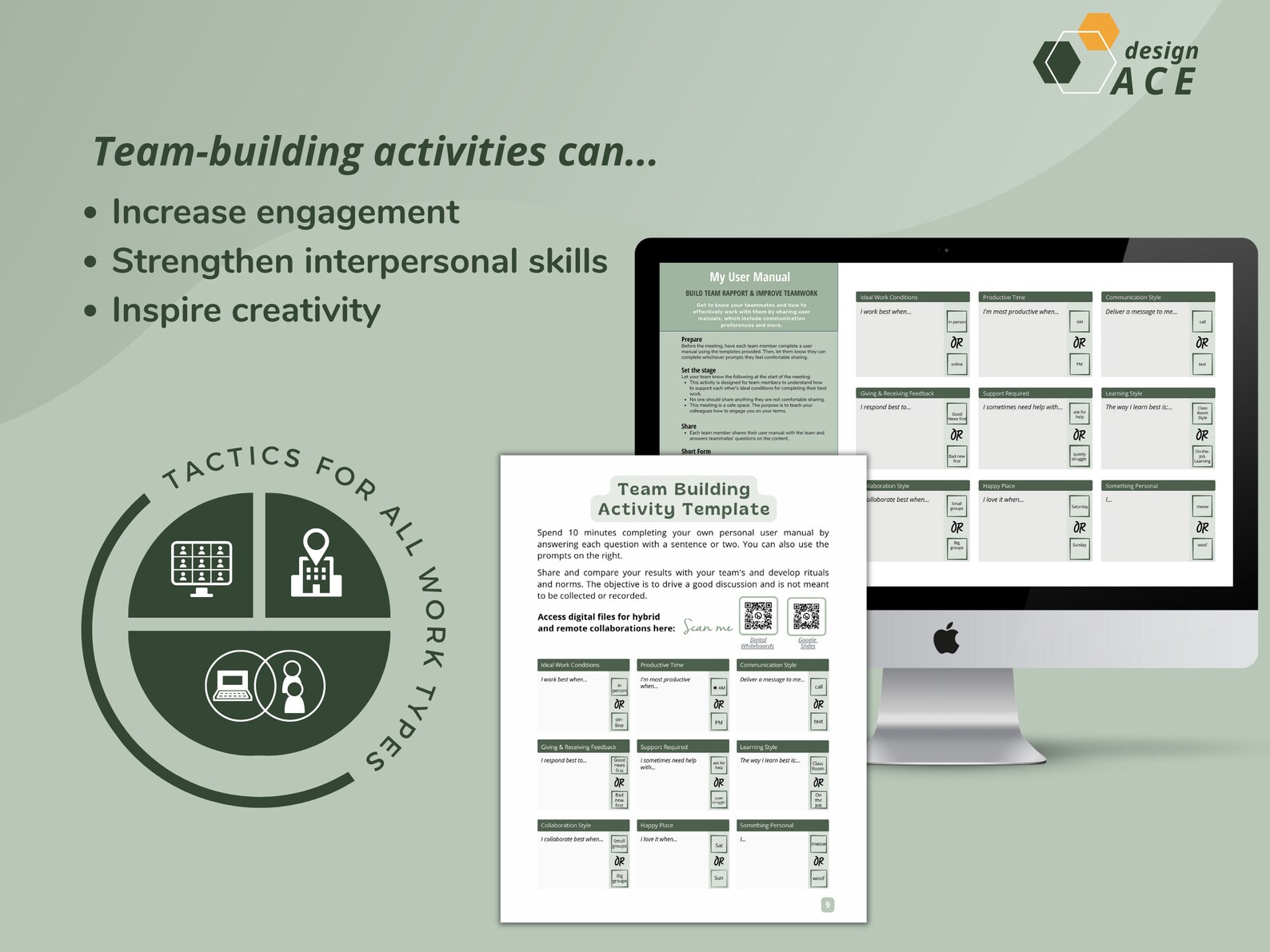 Team Building Activity for Work, My User Manual, Templates, in PDF ...