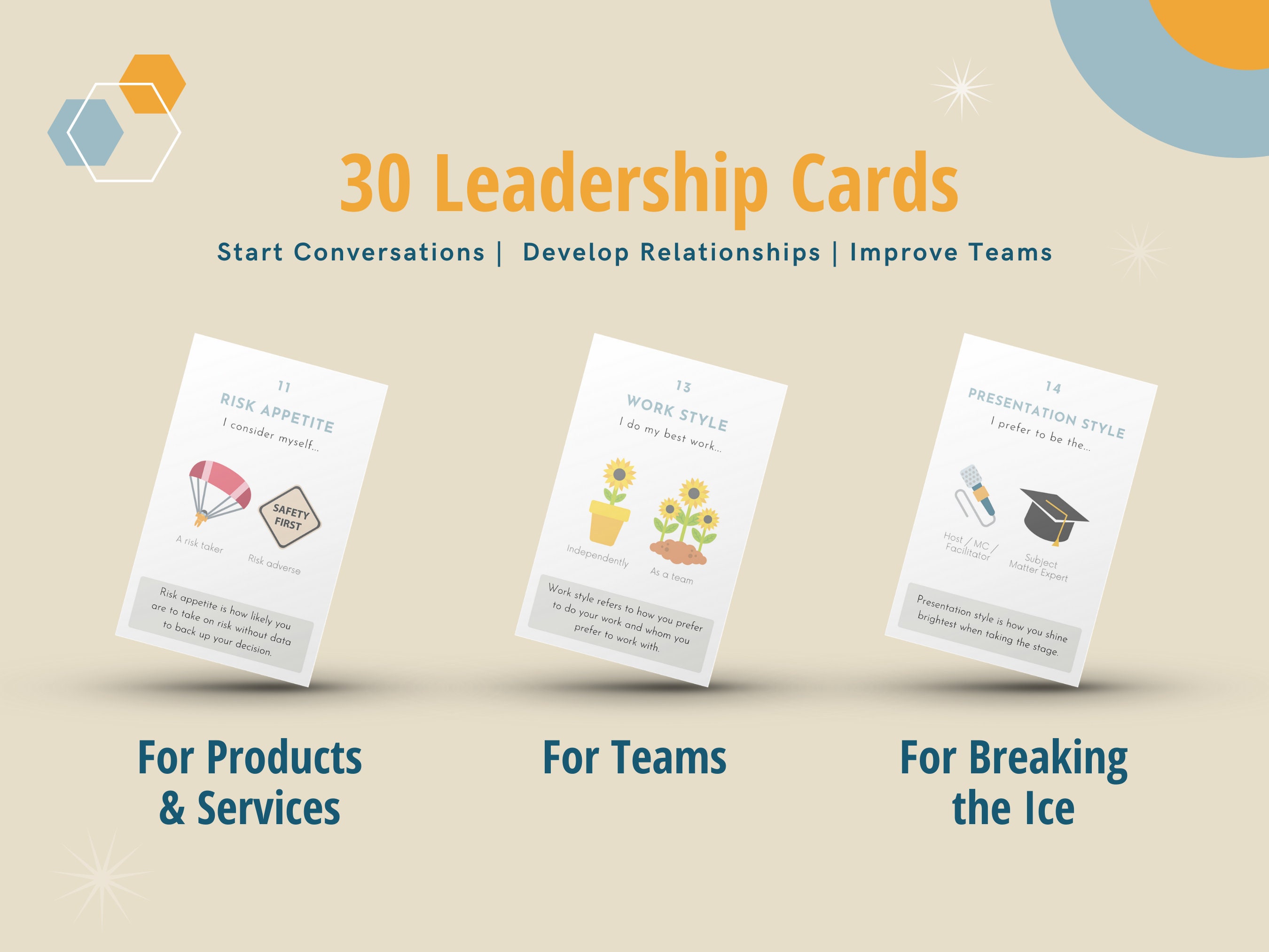 Conversation Cards, 21 Empathy Builders Cards, Icebreaker Cards ...
