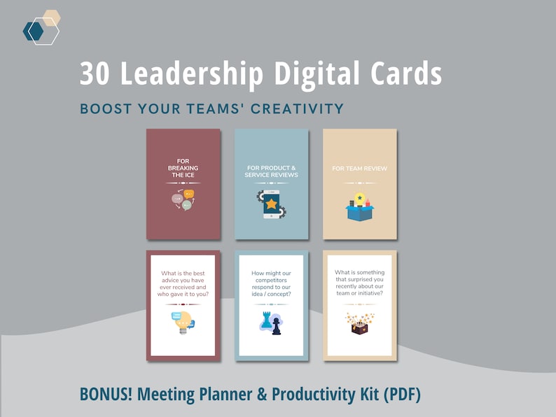 Leadership Icebreaker Cards, Team Building, Meeting Prompts (digital ...
