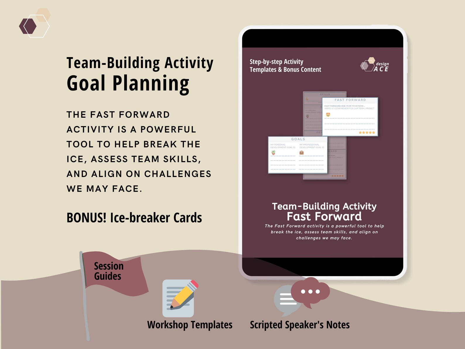 Team Building Activity for Work, Goal Planning, Templates, in PDF ...