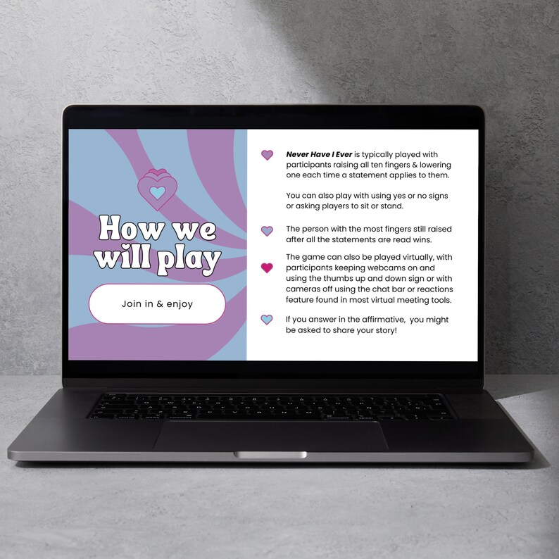 Team-building Icebreaker Office Game "never Have I Ever" | Customizable ...