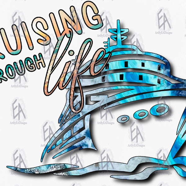Cruise Door Magnet Cruising Through Life - Etsy