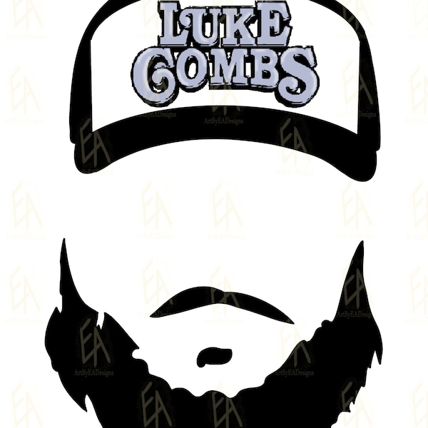 Luke Combs Silhouette - Etsy