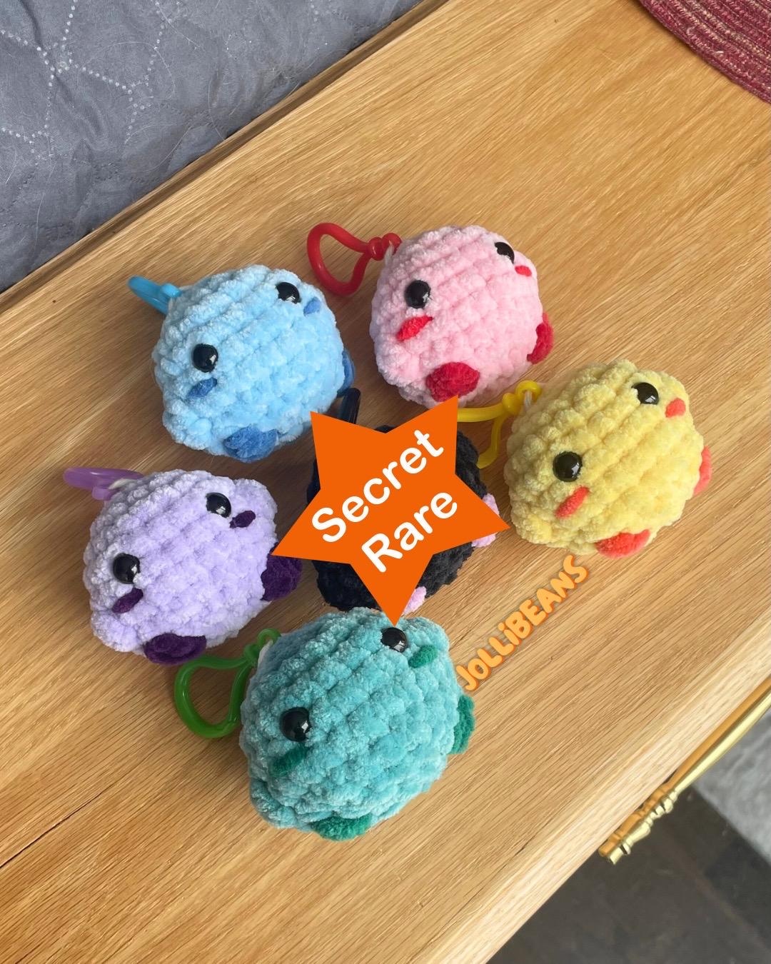 Crochet Kirby Keychain Blind Bag | Amigurumi Kirby Poyo Plushie ...