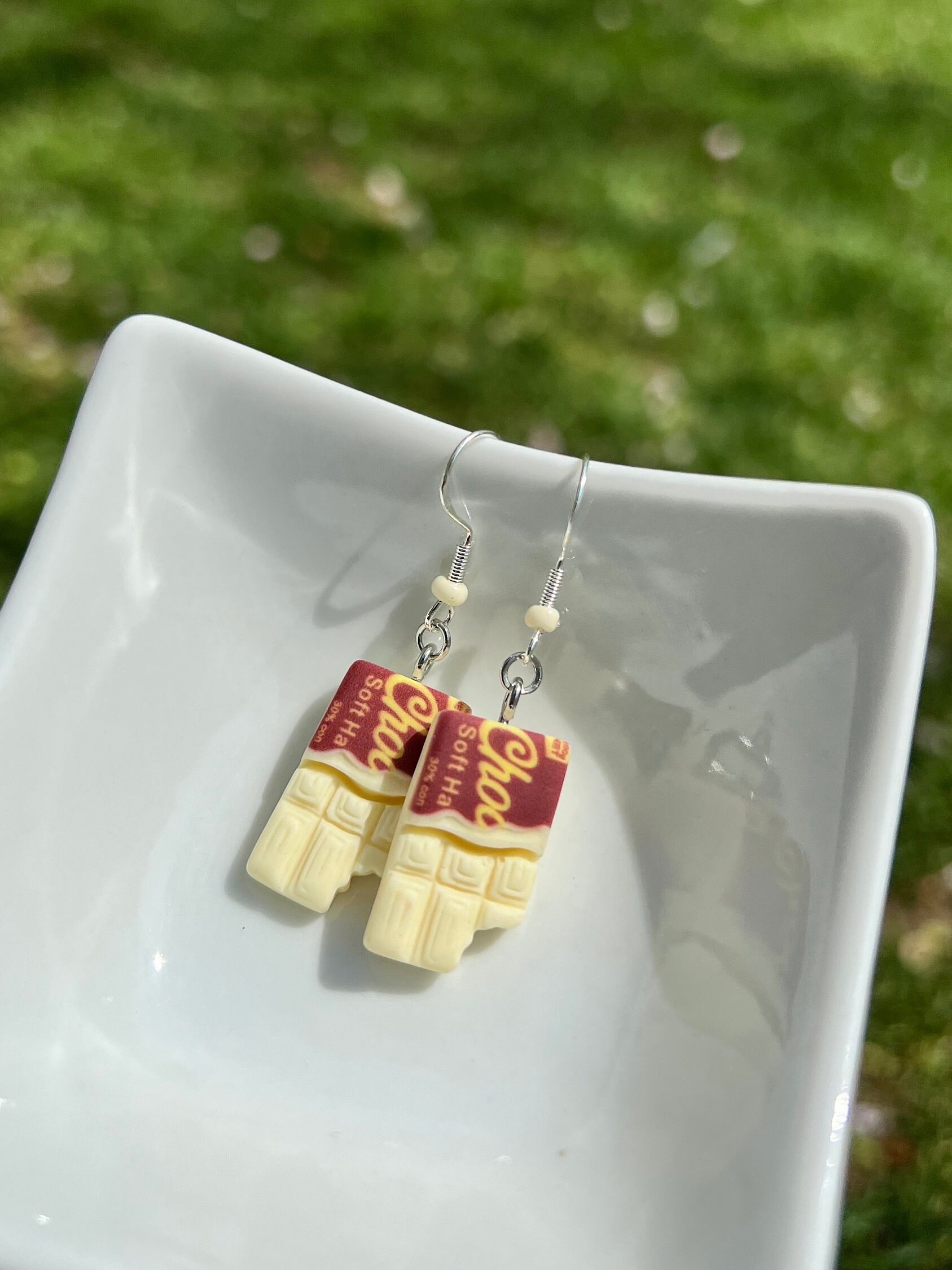 Chocolate Bar Earrings, Chocolate Earrings, Chocolate Accessories ...