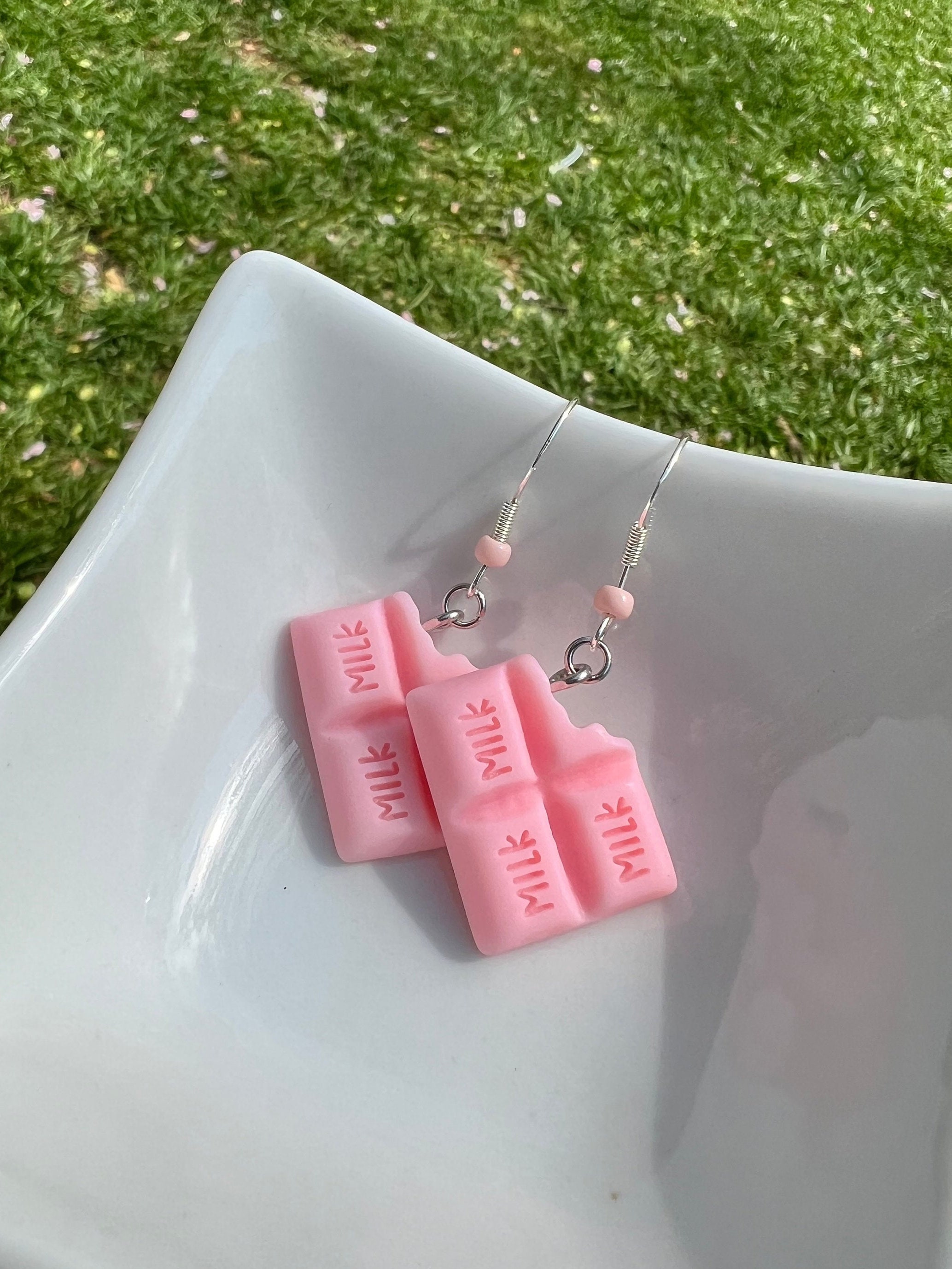 Chocolate Bar Earrings, Chocolate Earrings, Chocolate Accessories ...