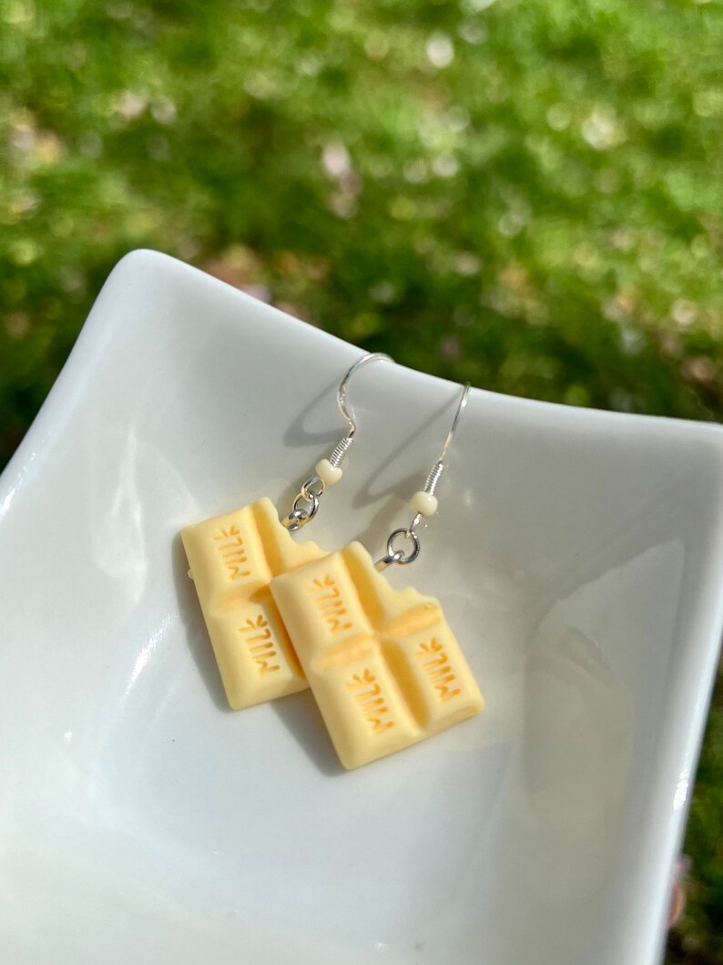 Chocolate Bar Earrings, Chocolate Earrings, Chocolate Accessories ...