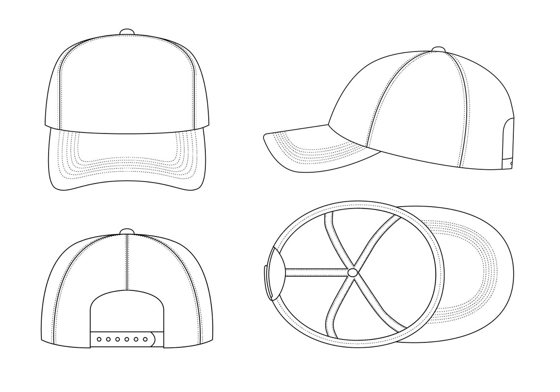 Trucker Hat Tech Pack - Etsy Canada