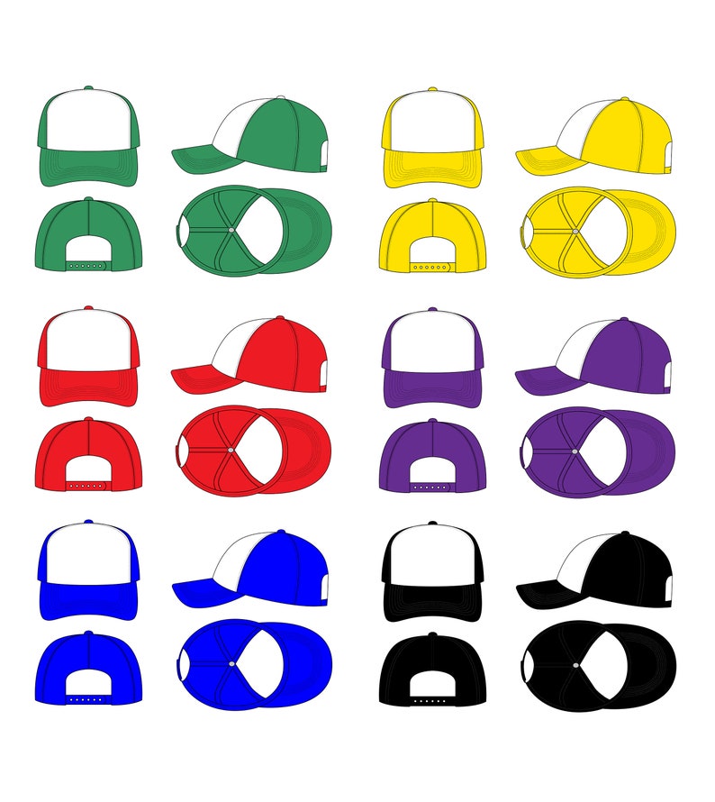 Trucker Hat Tech Pack - Etsy Canada