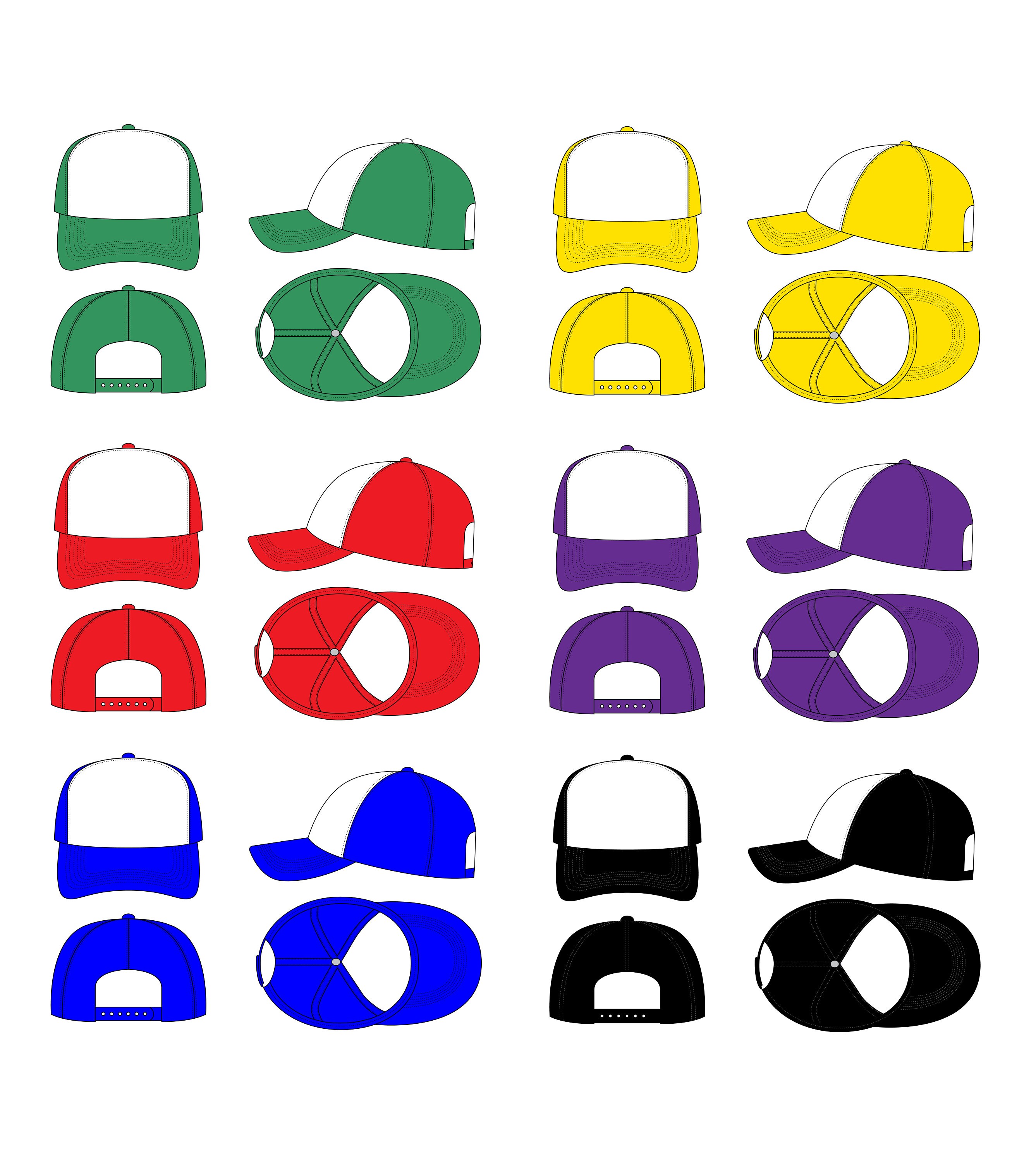 Trucker Hat Tech Pack - Etsy Canada