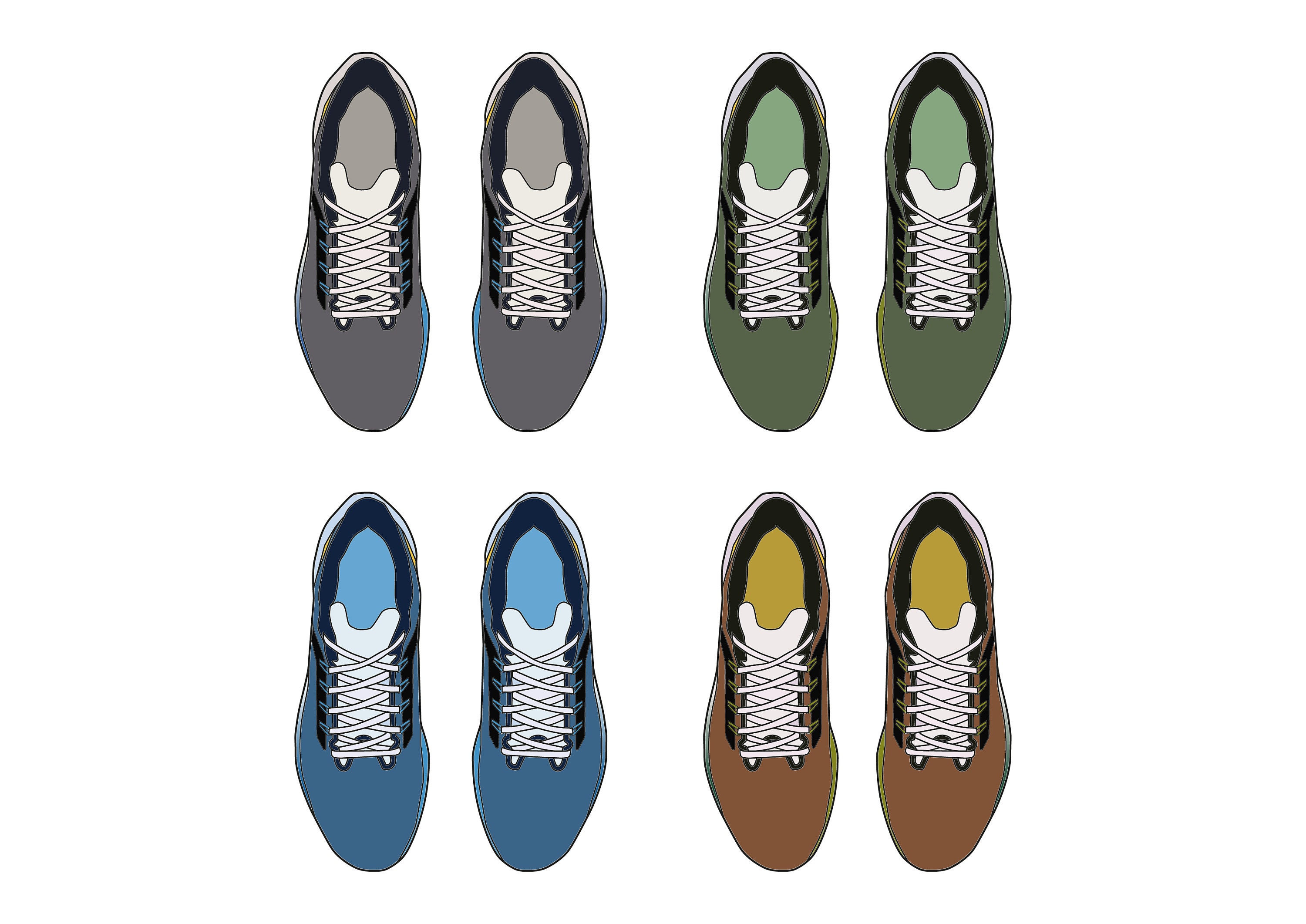 Running Shoes Tech Pack - Etsy