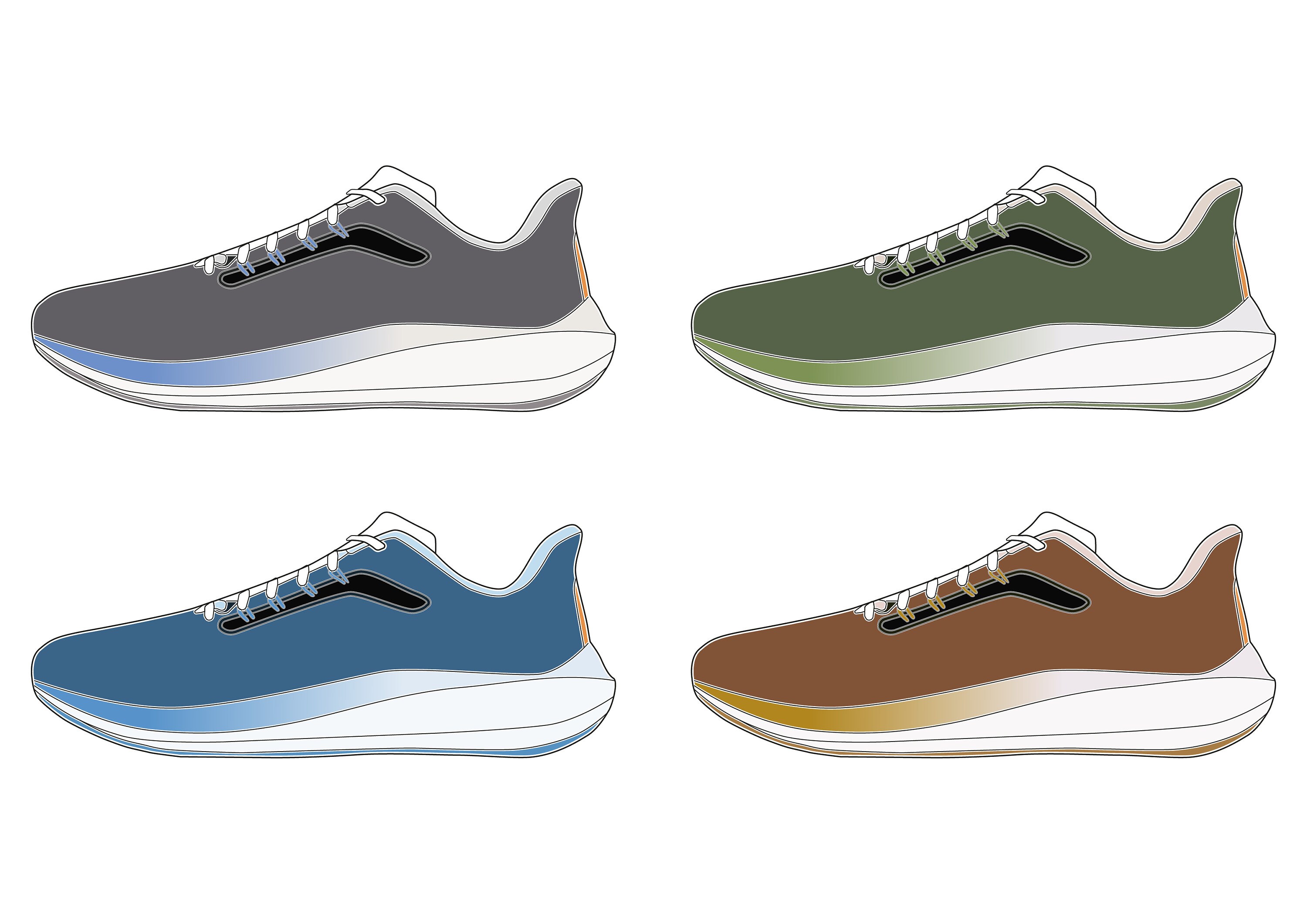 Complete Footwear Tech Pack Walking Shoes, Sneakers, Clogs, Sandals ...