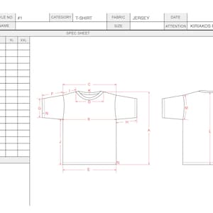 T-shirt Tech Pack - Etsy