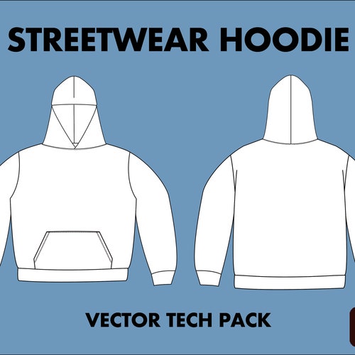 Hoodie Sweater Tech Pack - Etsy