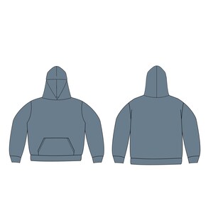 Hoodie Sweater Tech Pack - Etsy