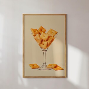 Cheez - It Martini Digital Art Print - Fun and Quirky Wall Decor for ...
