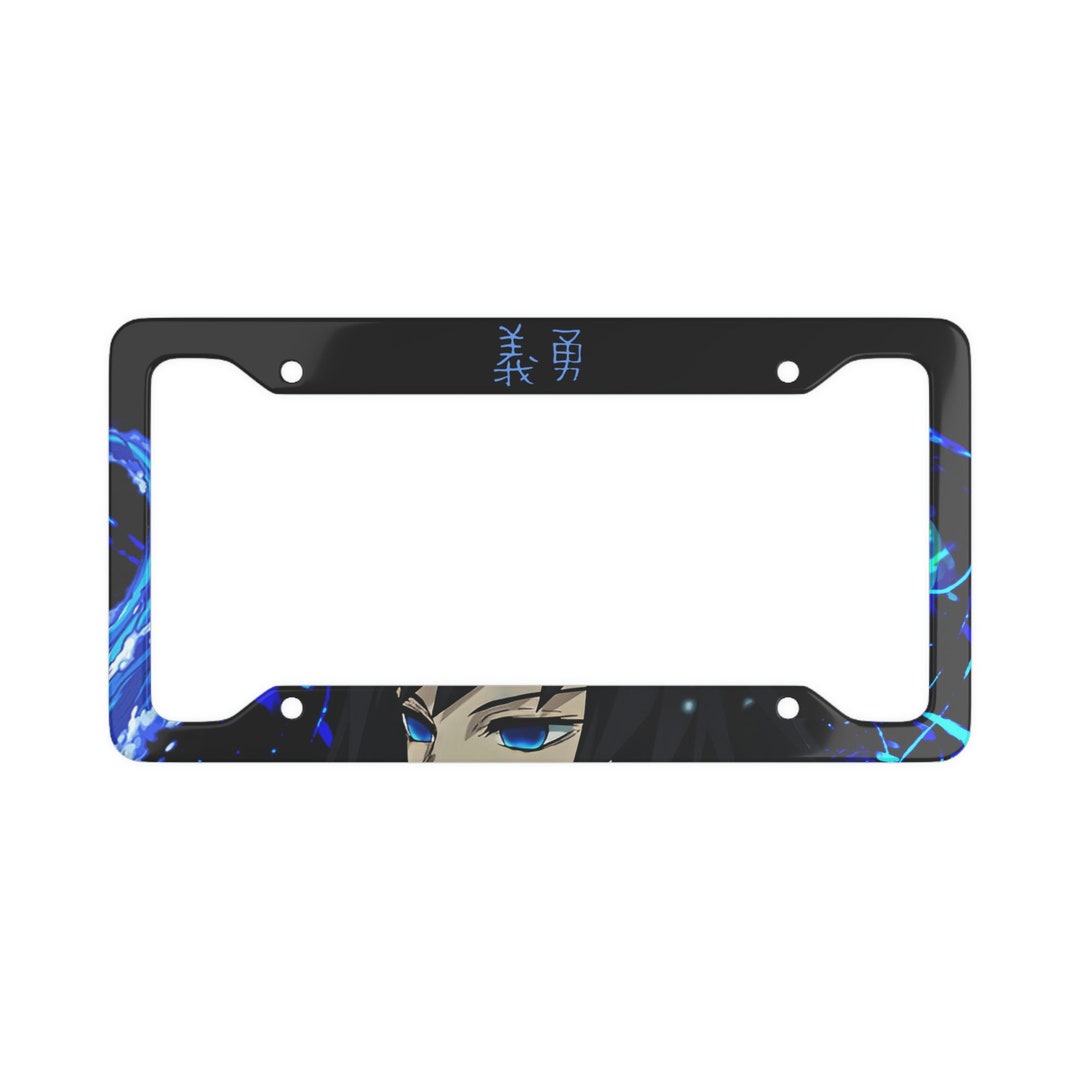 Giyu Tomioka Anime License Plate Frame Custom License Plate - Etsy