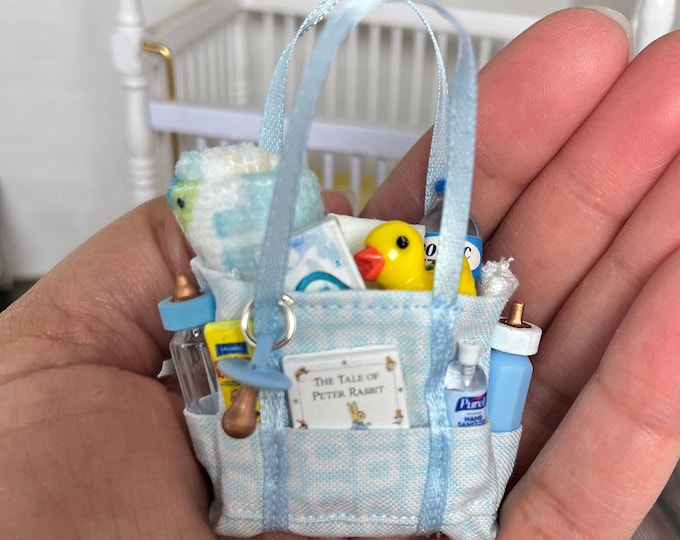 Miniature Diaper Bag (1:12 Scale) - Etsy
