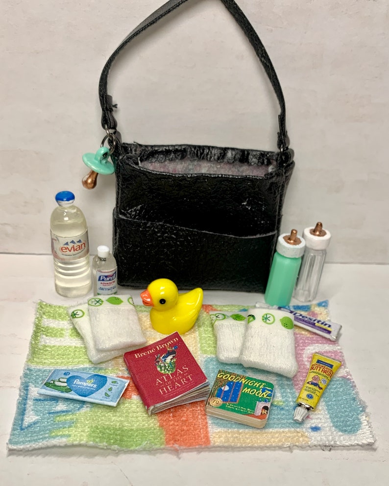 Miniature Diaper Bag 1:12 Scale - Etsy
