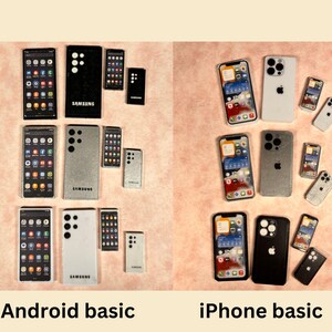 Dollhouse Miniature Smartphones - Etsy