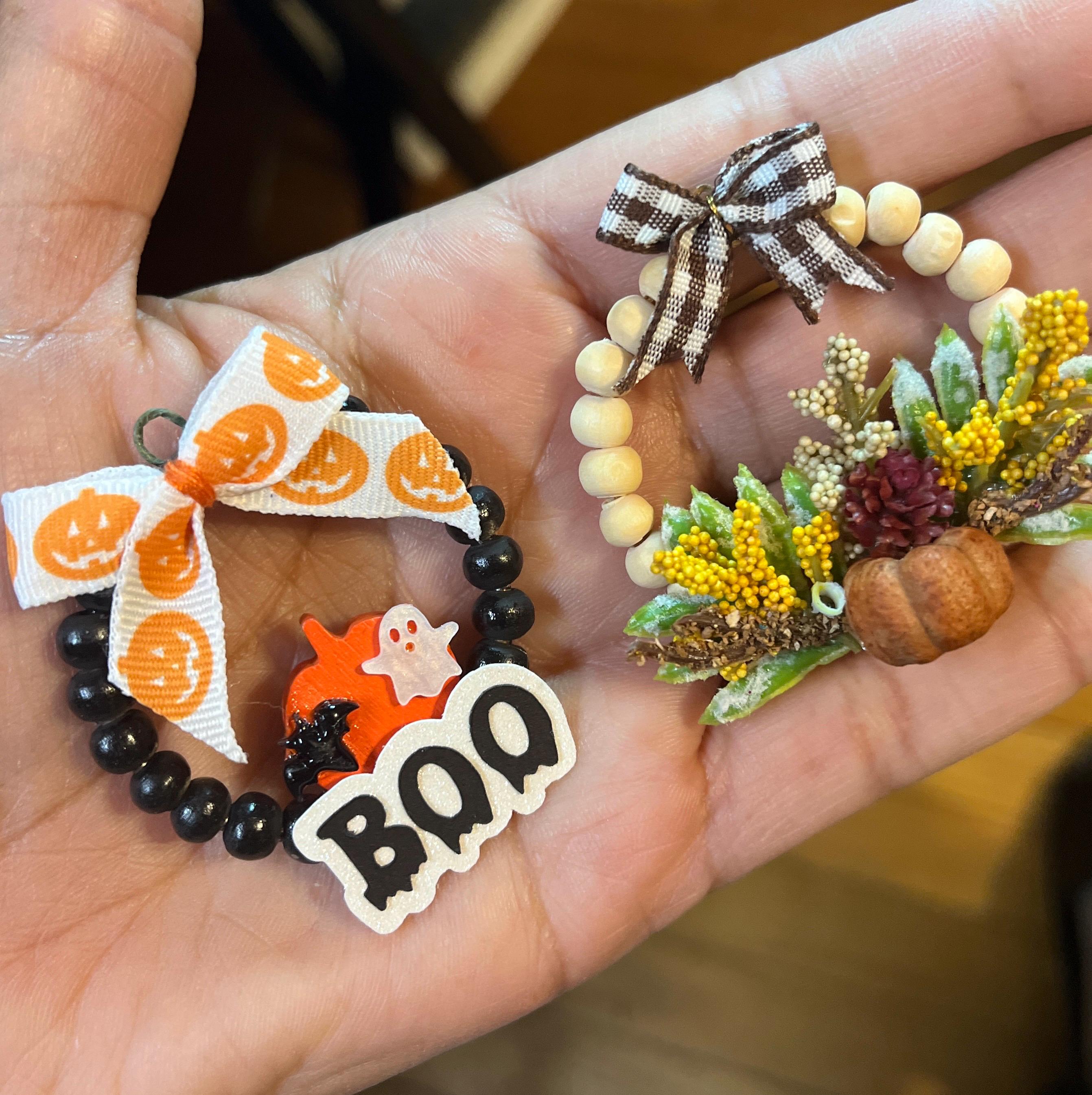 Dollhouse Miniature Autumn Wreaths 1:12 Scale (8 Styles) - Etsy