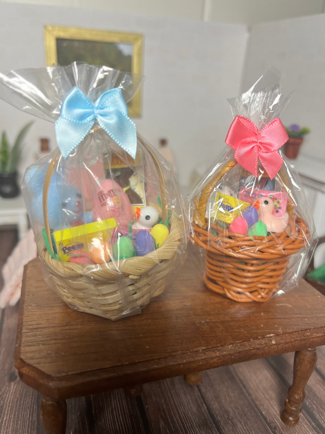 Dollhouse Miniature Easter Baskets - Etsy