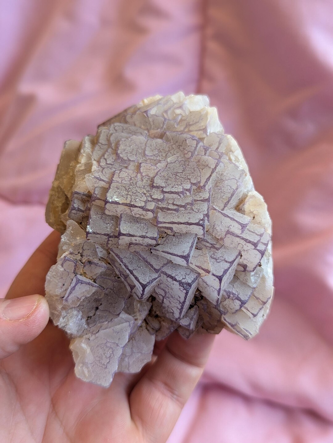 Large Purple QR Code Fluorite Specimen, China - Etsy
