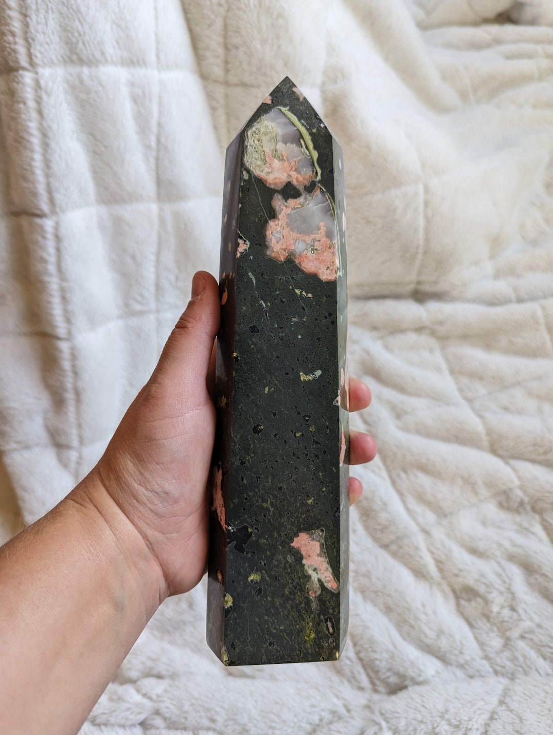 Extra Large, Extremely High Quality Lotus Stone Tower, Plumite, REDUCED ...