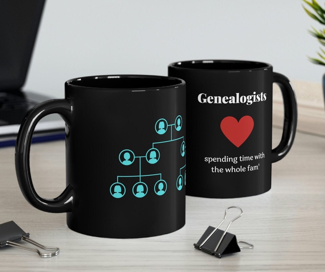 Genealogist Mug Gift for Genealogy Enthusiast Family Tree Historian ...
