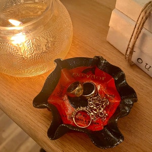 Mini Record Jewelry Dish, Sparkly Vinyl Record Dish, Unique Decorative ...