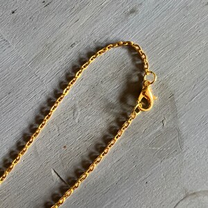 Natural Seashell Necklace on Gold Chain, Real Shell Necklace, Gold ...