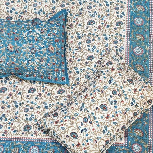Block Print Bed Sheet - Etsy