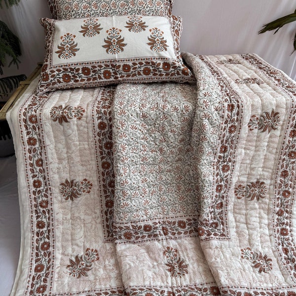 Block Print Quilt - Etsy