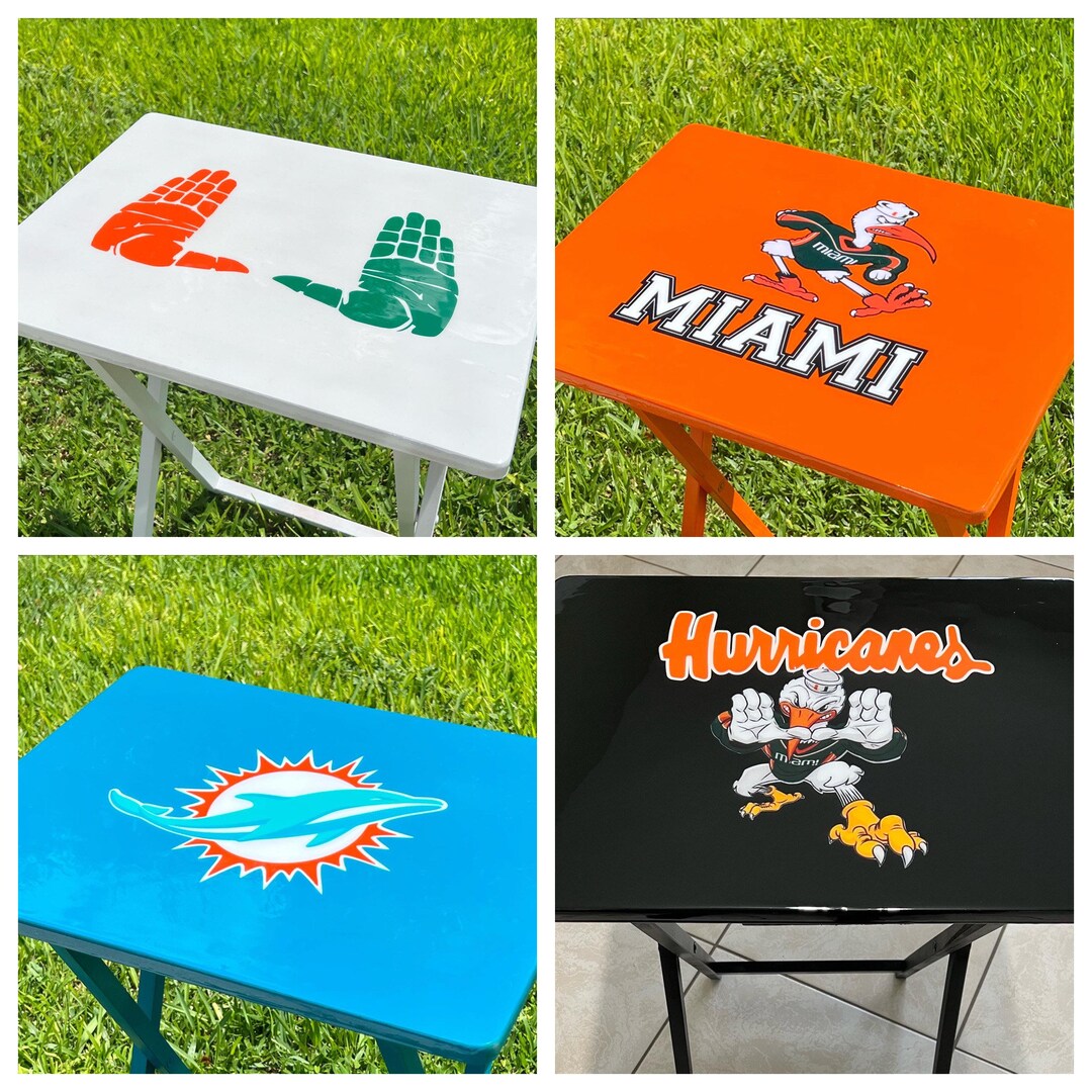 Folding Tray Table Team Table Custom TV Tray Tray Table Gifts for Him ...