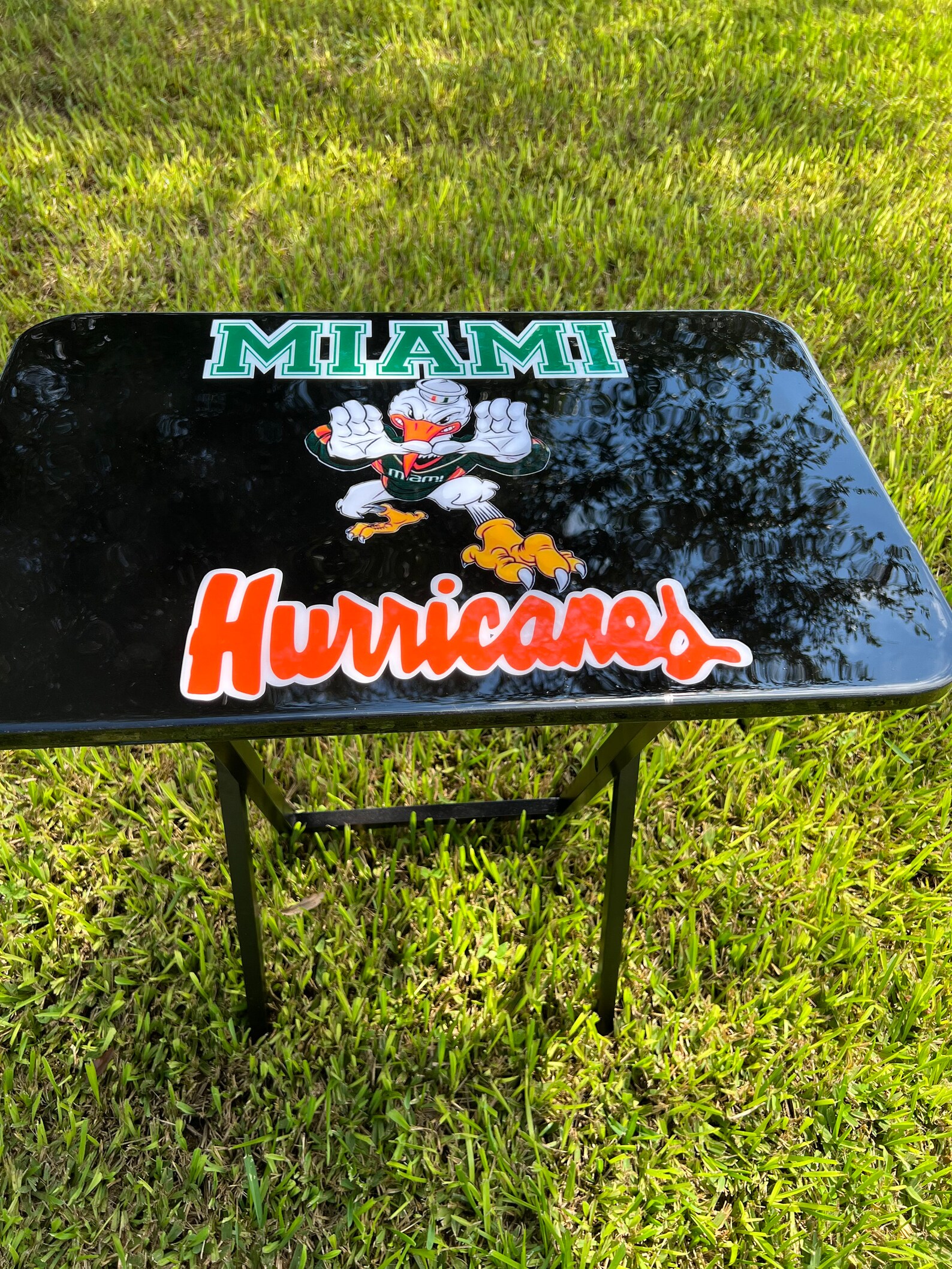 Folding Tray Table - Team Table - Custom TV Tray - Tray Table - Gifts ...