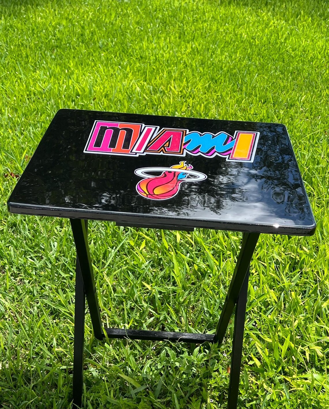 Folding Tray Table - Team Table - Custom TV Tray - Tray Table - Gifts ...