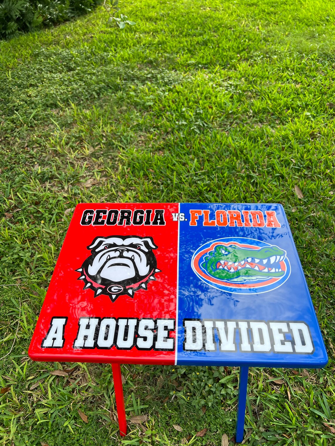 Folding Tray Table - Team Table - Custom TV Tray - Tray Table - Gifts ...