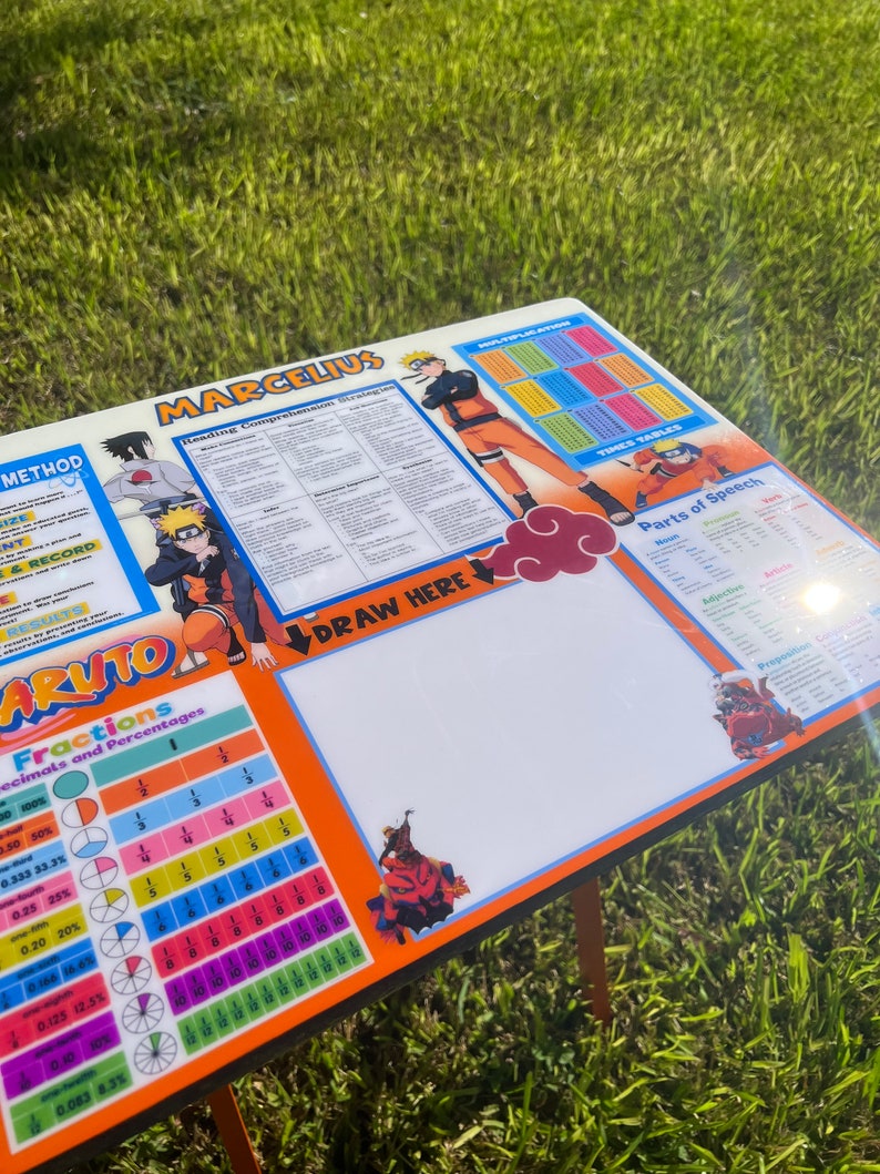 Folding Tray Table Learning Table Custom TV Tray Kids Learning Table ...