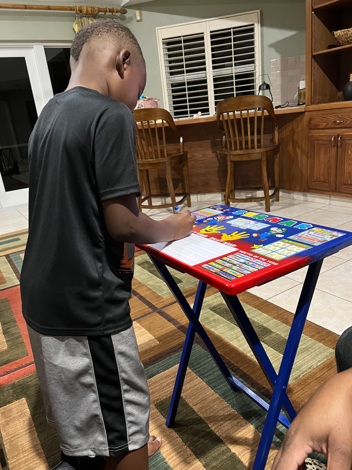 Folding Tray Table Learning Table Custom TV Tray Kids Learning Table ...