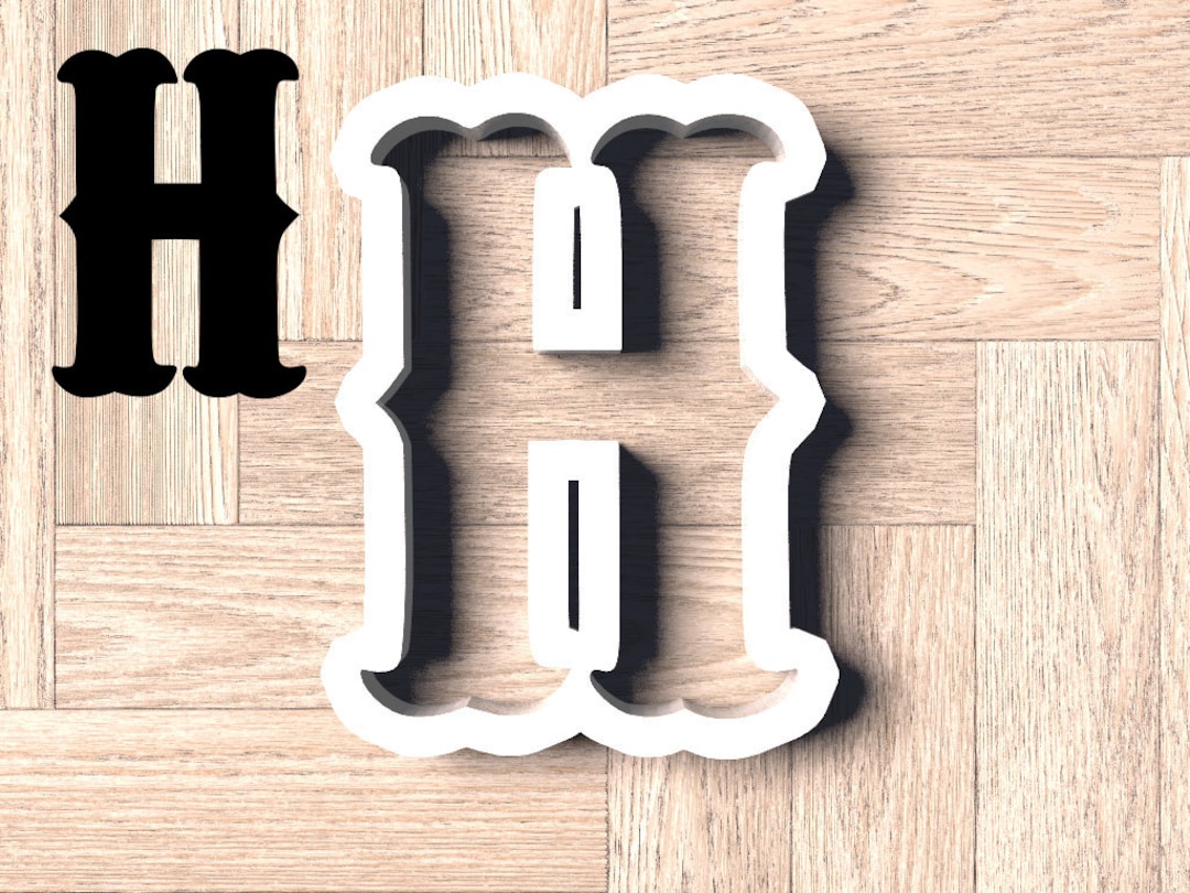 Carnival Letter H Cookie Cutter Alphabet Baking Gift - Etsy