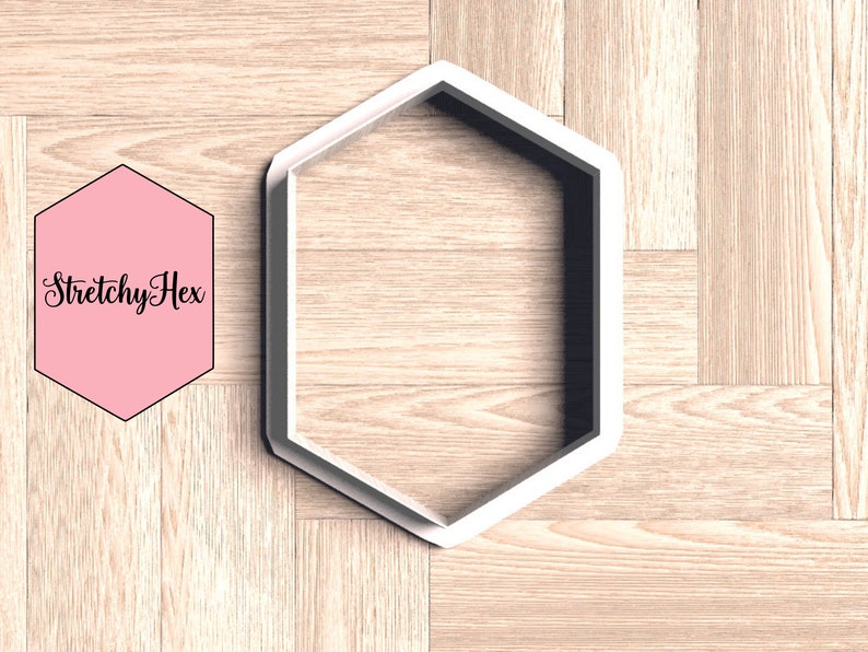Fast Shipping! Long Hexagon Cookie Cutter. Stretched Hexagon Cookie ...