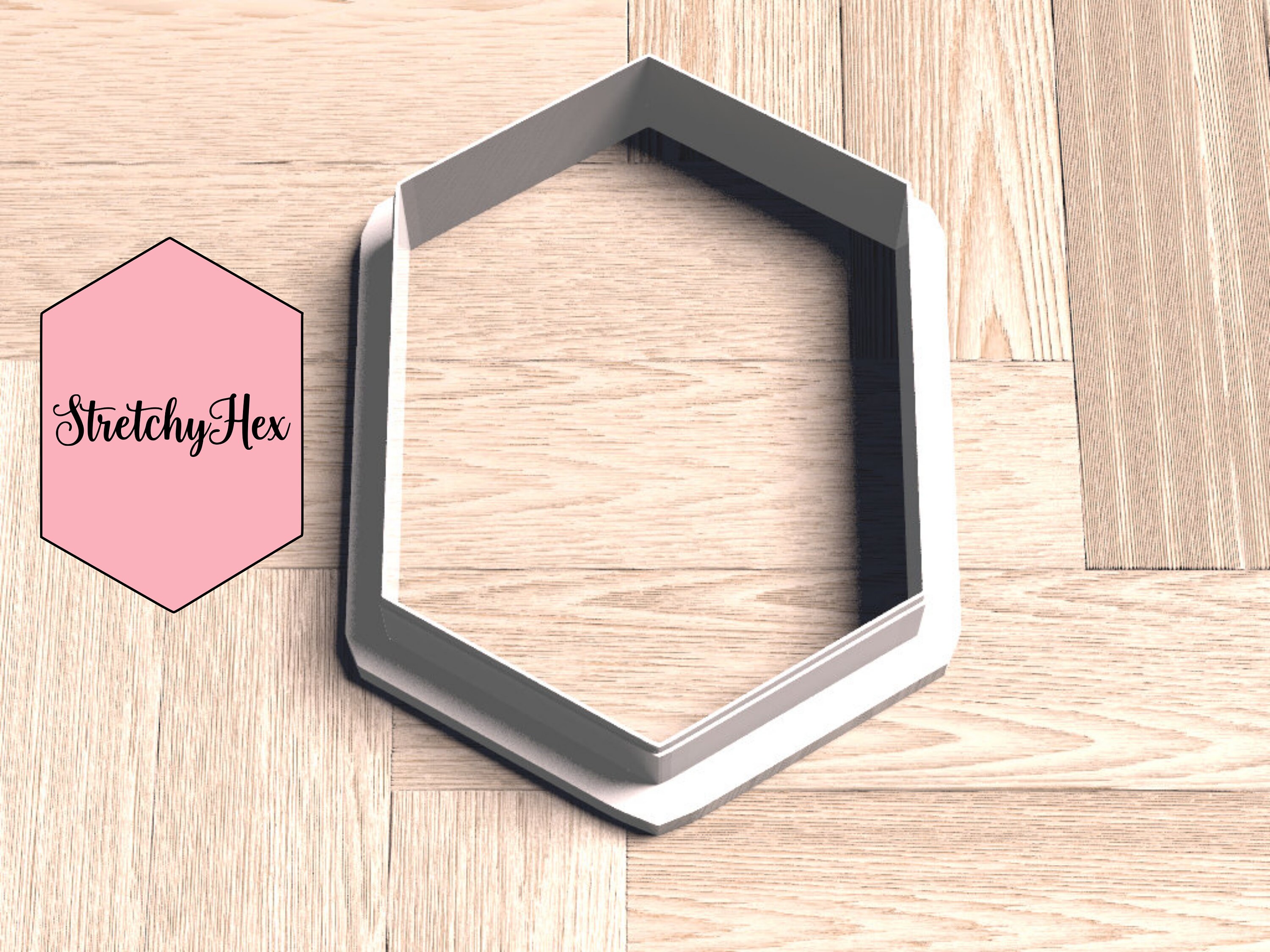 Fast Shipping! Long Hexagon Cookie Cutter. Stretched Hexagon Cookie ...