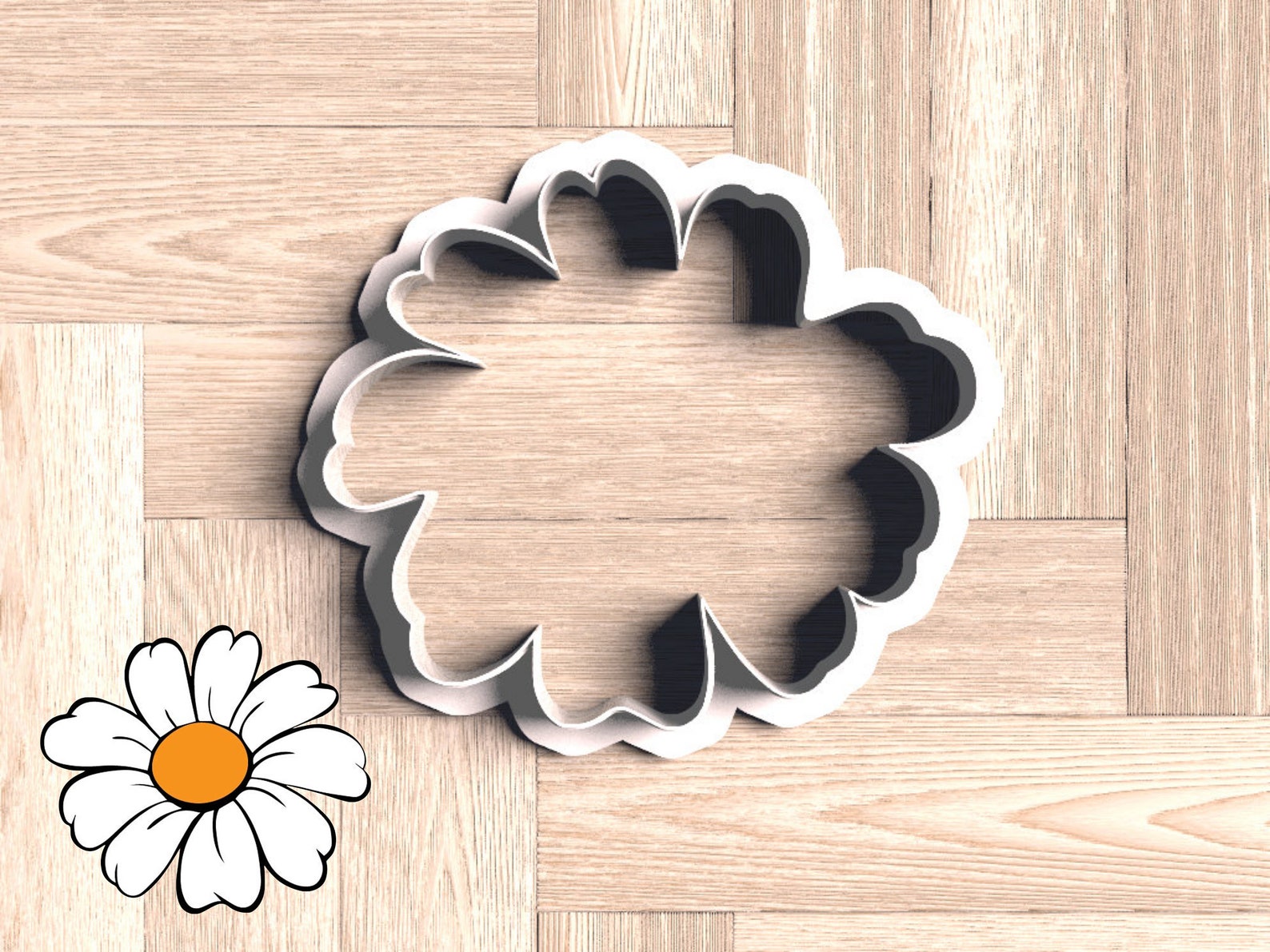 Fast Shipping! Ruffled Daisy Flower Cookie Cutter - Baking Gift - Etsy