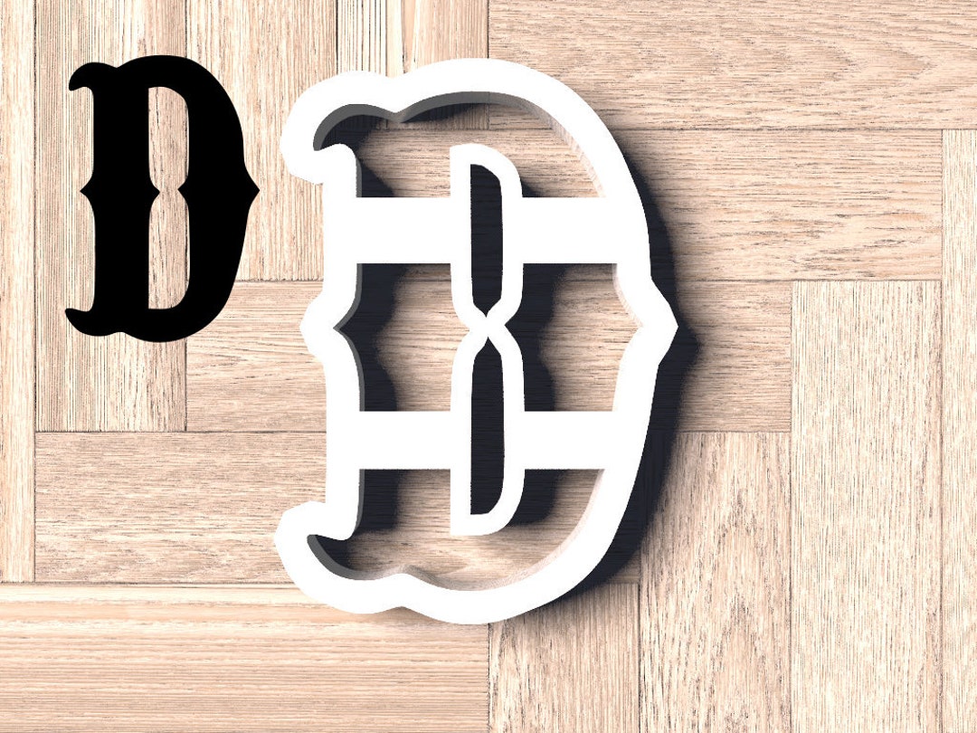 Carnival Letter D Cookie Cutter. Letter Cookie Cutter. - Etsy