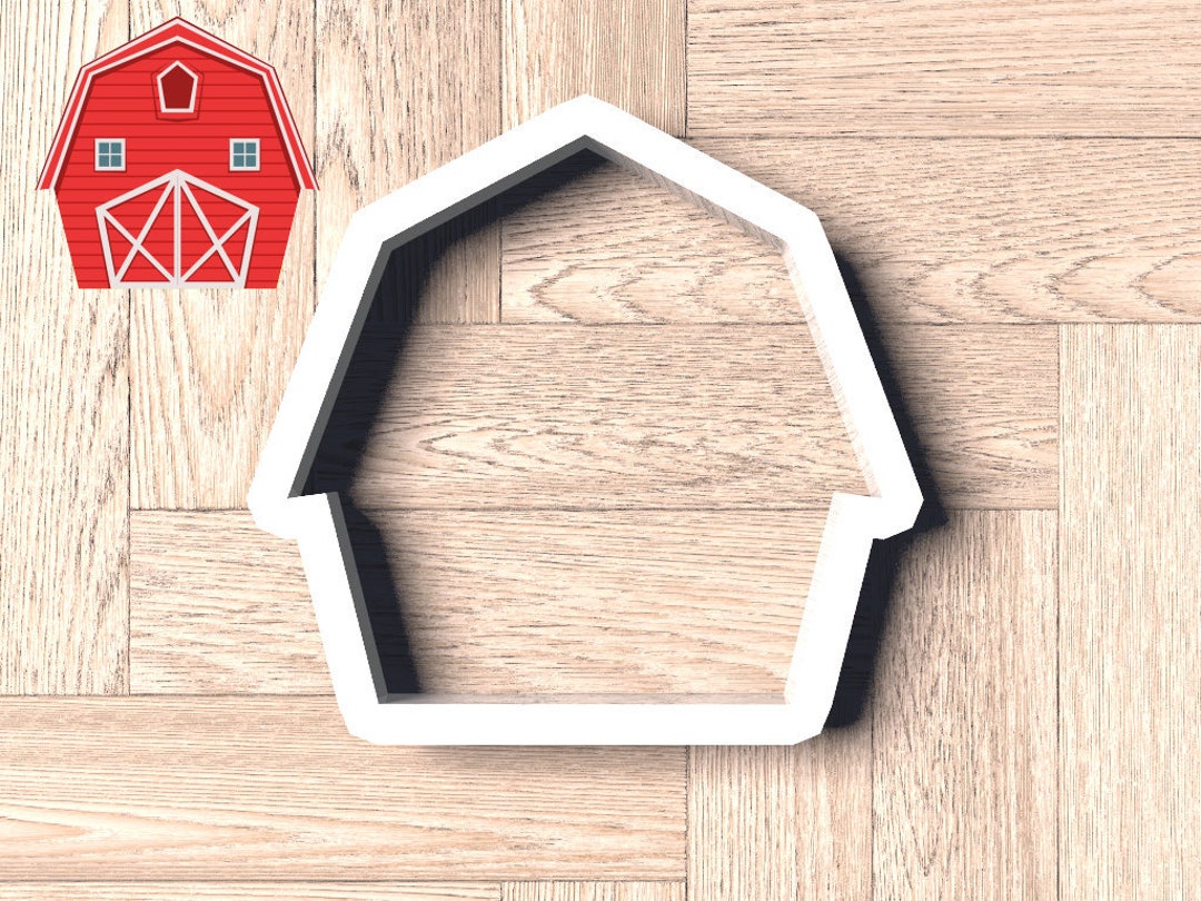 Barn Cookie Cutter. Farm Animal Cookie Cutter. Farm Theme - Etsy